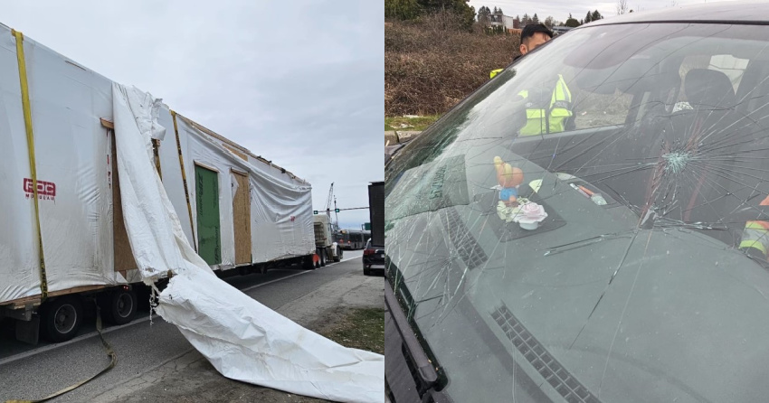 UPDATE: Commercial truck that hit BC highway overpass was hauling ...