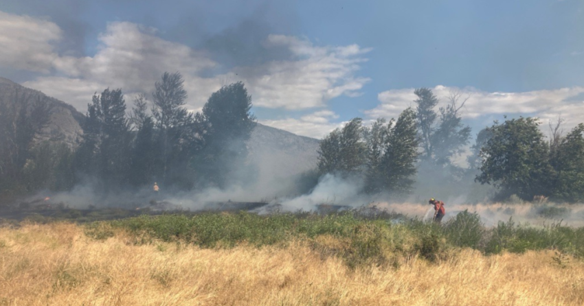 UPDATE: Osoyoos grass fire believed to be started by lawn mower ...