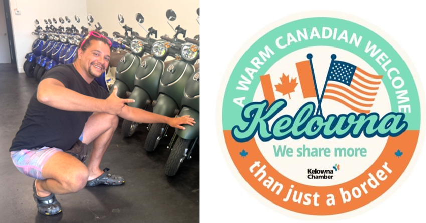 Kelowna businesses hanging out the shingle to 'Welcome Americans'