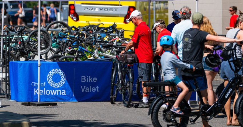 Free downtown Bike Valet rolls back into Kelowna for the summer