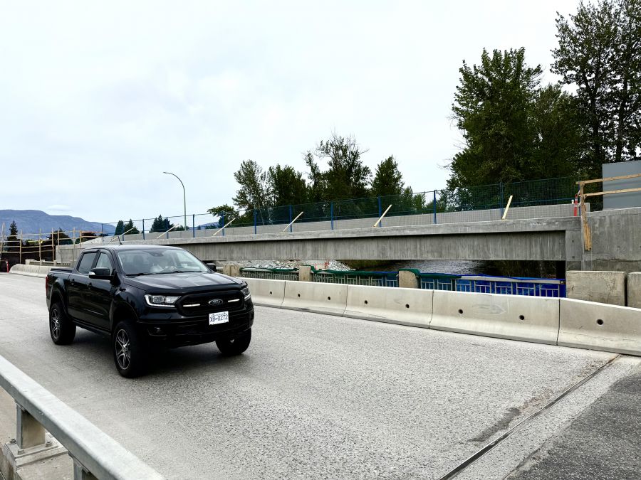 VIDEO: Sneak peek at the new KLO Road Bridge over Mission Creek