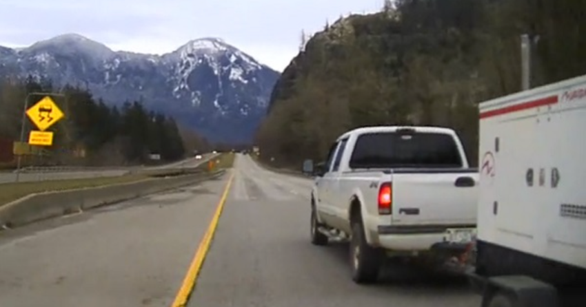BC Highway Patrol seek witnesses after driver pulls U-turn on Hwy 1 ...