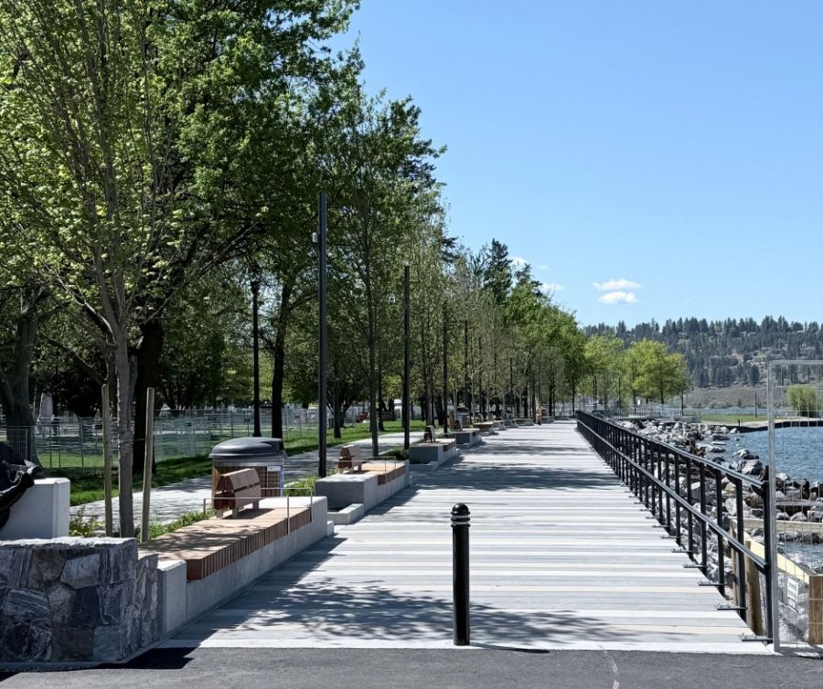 New waterfront pathway at Kelowna’s City Park opening in time for long ...