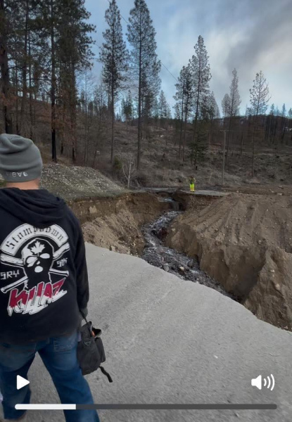 DriveBC says Bear Creek FSR could be closed for a month