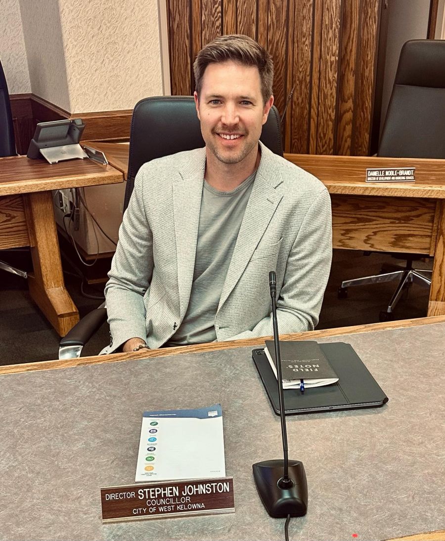 Coun. Stephen Johnston wants to be mayor of West Kelowna