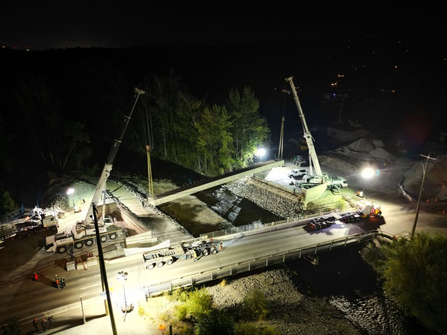 RDCO announces Mission Creek Greenway closures for KLO Bridge construction