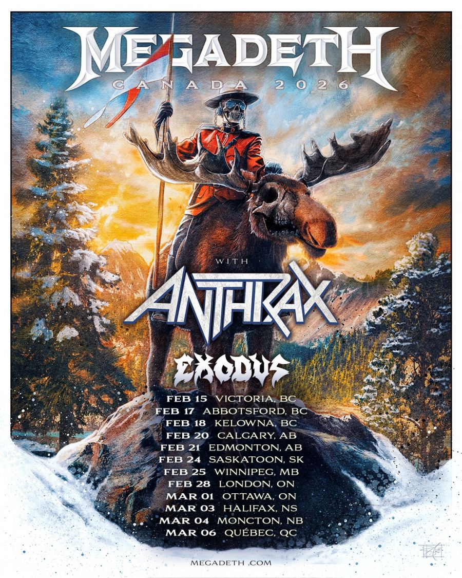 Megadeth coming to Kelowna in early 2026 as part of farewell tour