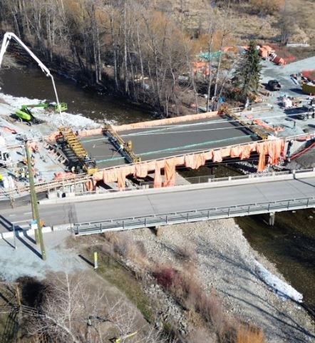 VIDEO: Sneak peek at the new KLO Road Bridge over Mission Creek