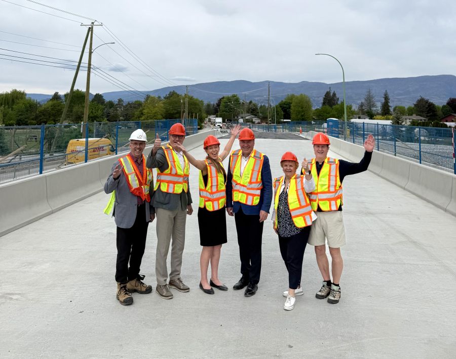 VIDEO: Sneak peek at the new KLO Road Bridge over Mission Creek