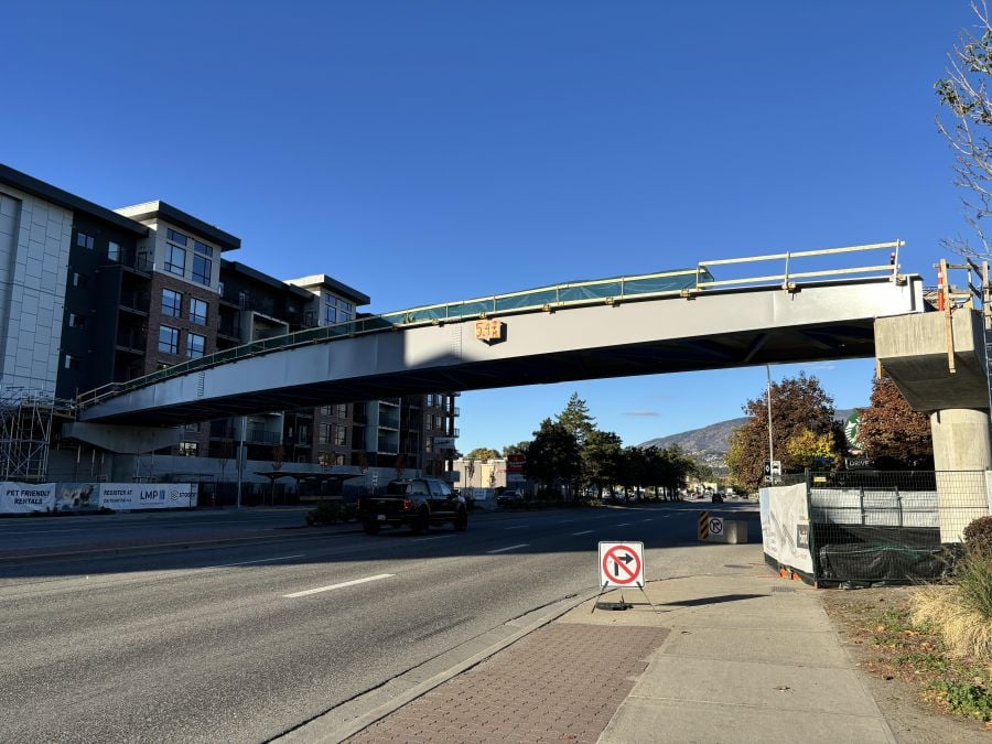 Kelowna’s Bertram overpass to finally open next week