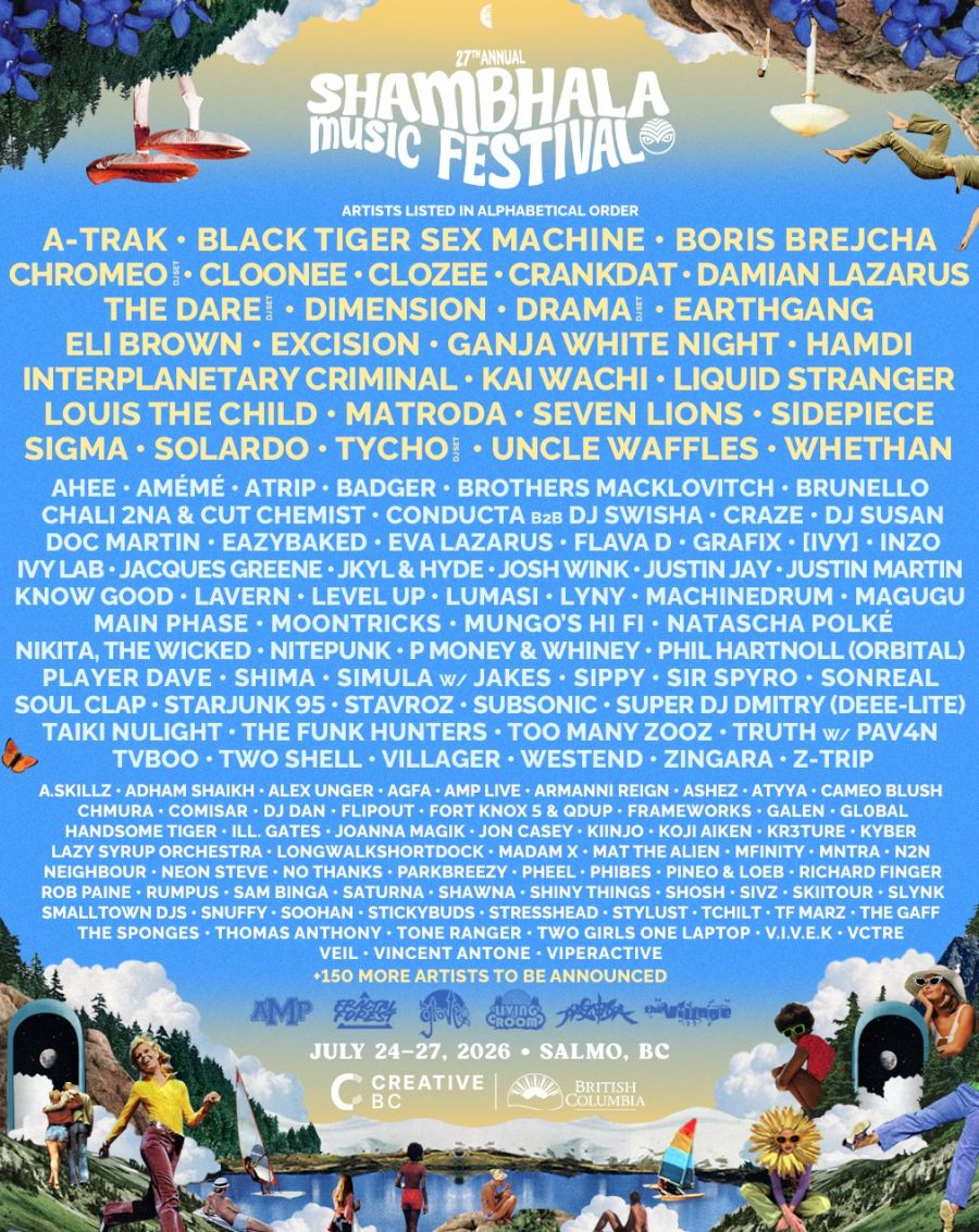 Shambhala Music Festival drops 2026 lineup