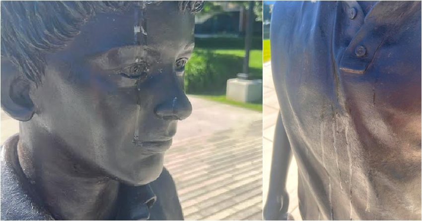 RCMP investigate damage to Terry Fox statue in his BC hometown