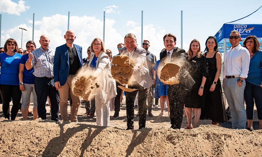 Ground broken on new on-campus recreation facility at UBC Okanagan