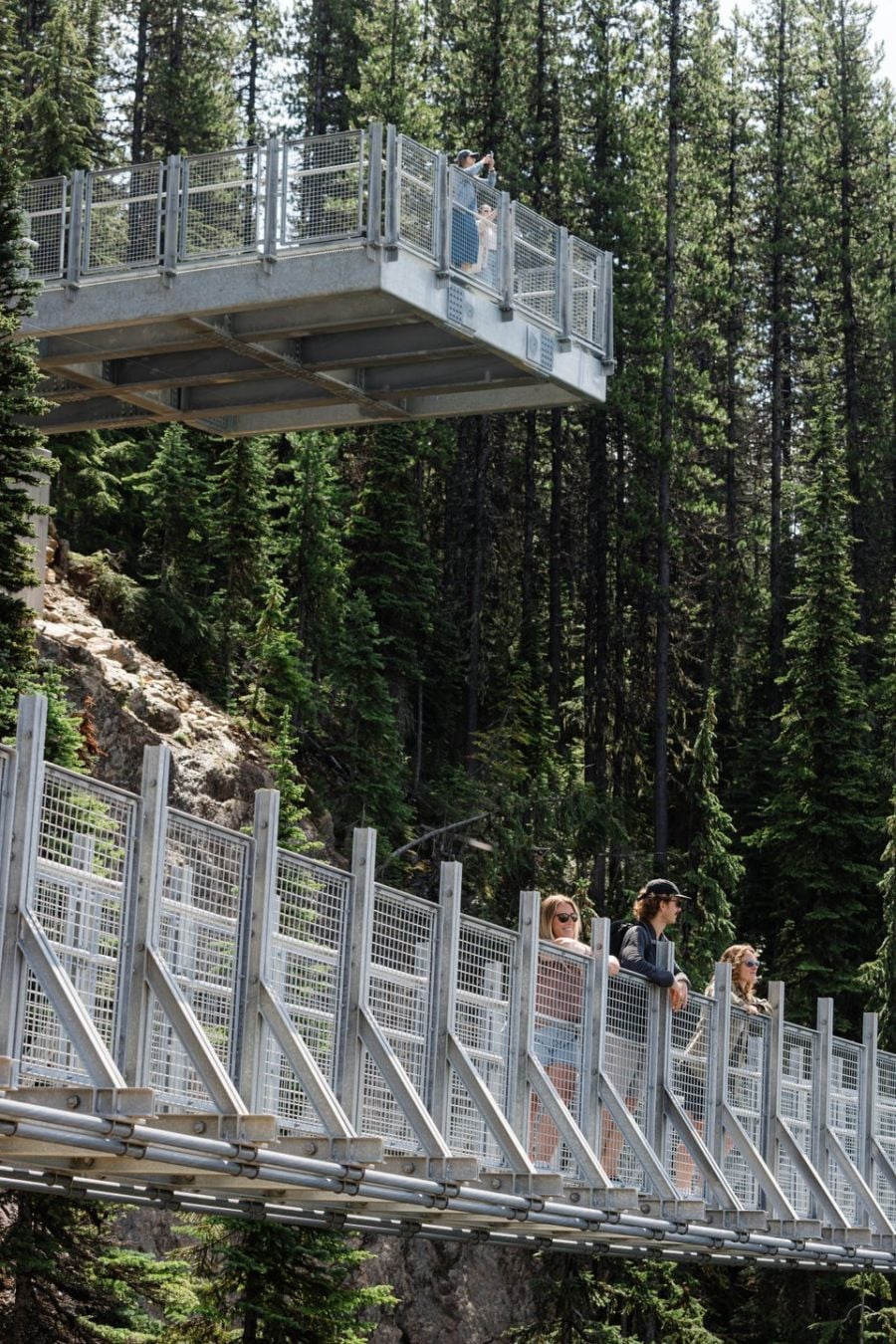Sky-high suspension bridge and cantilevered viewing platform ...