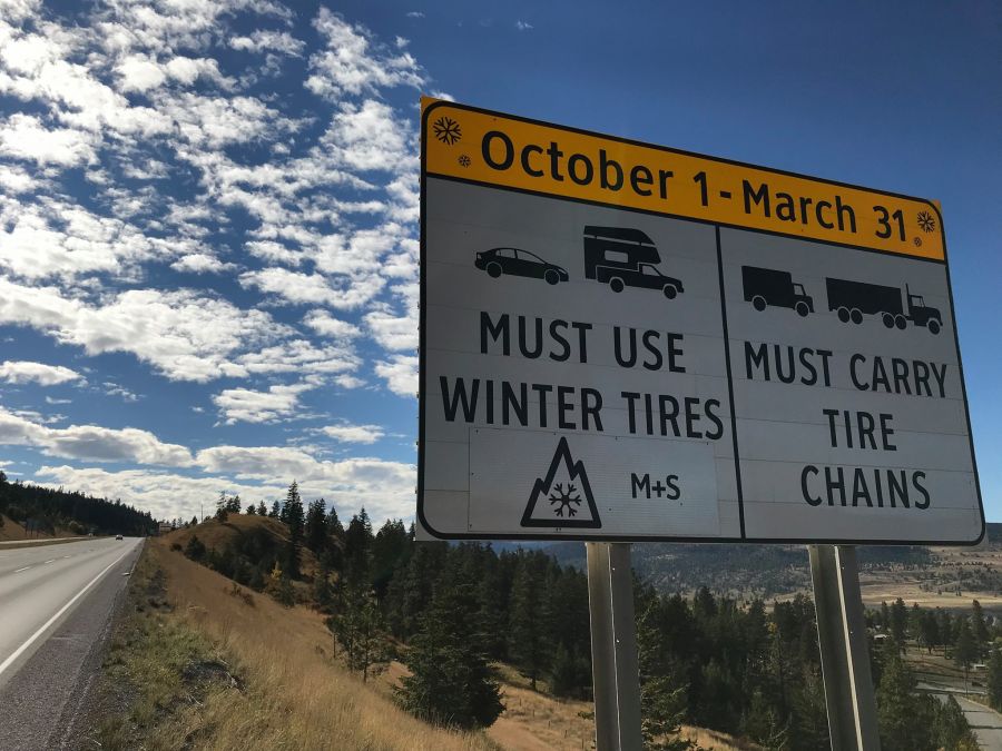 Heads up: BC’s winter tire rules go into place next week